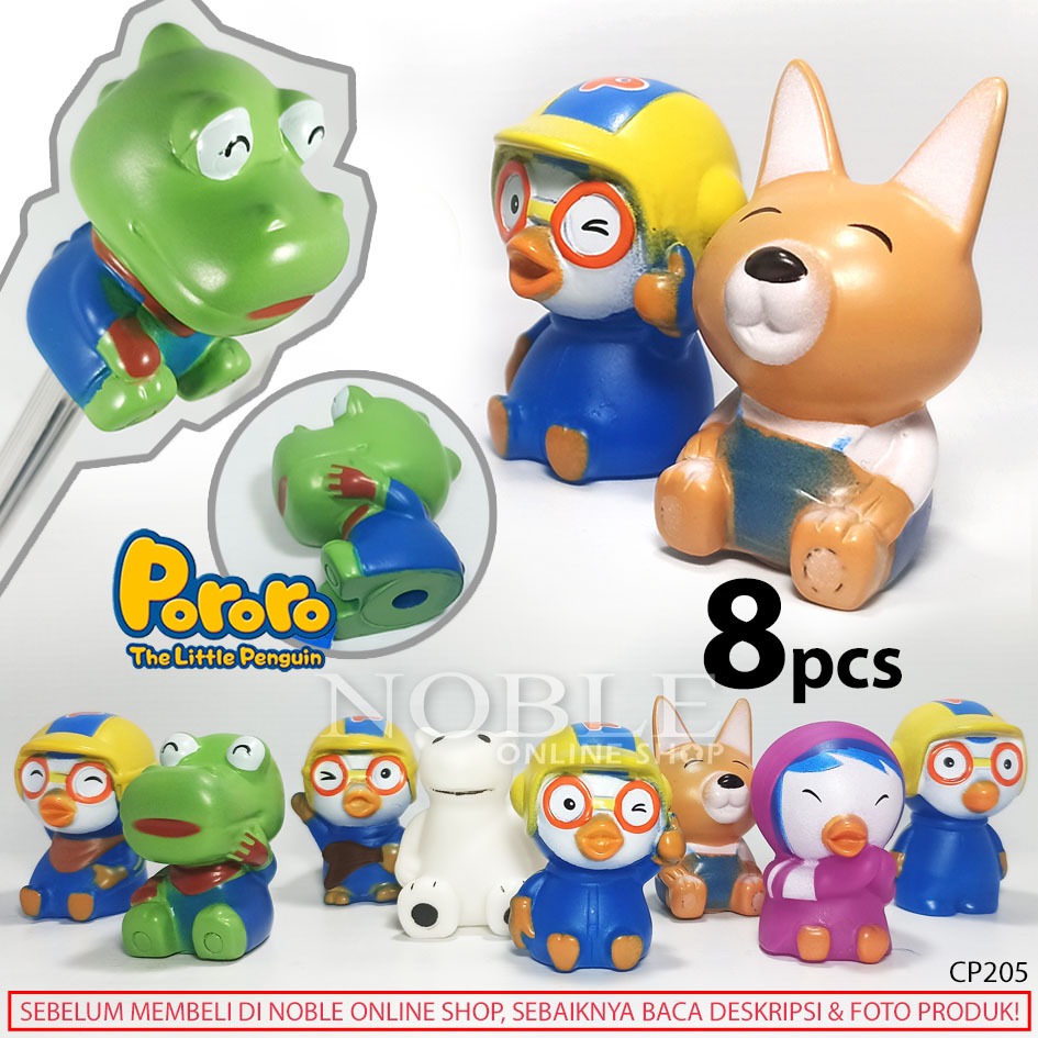 [8pcs] Pororo Figure Little Penguin Crong Eddy Toys Character Movie ...