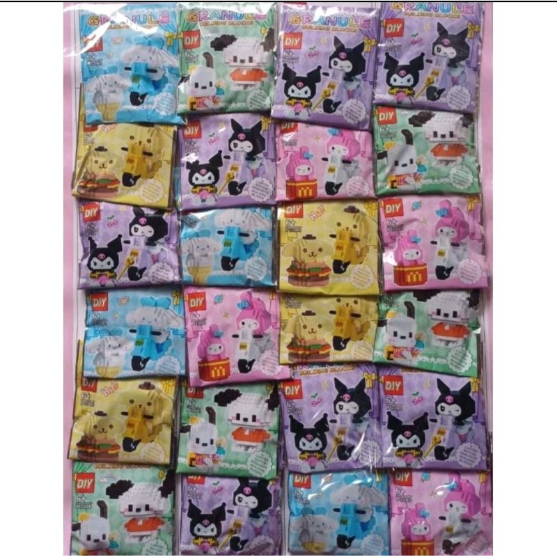 Bricks Sanrio Lego Kuromi Cinnamoroll Melody Hello Kitty | Shopee ...