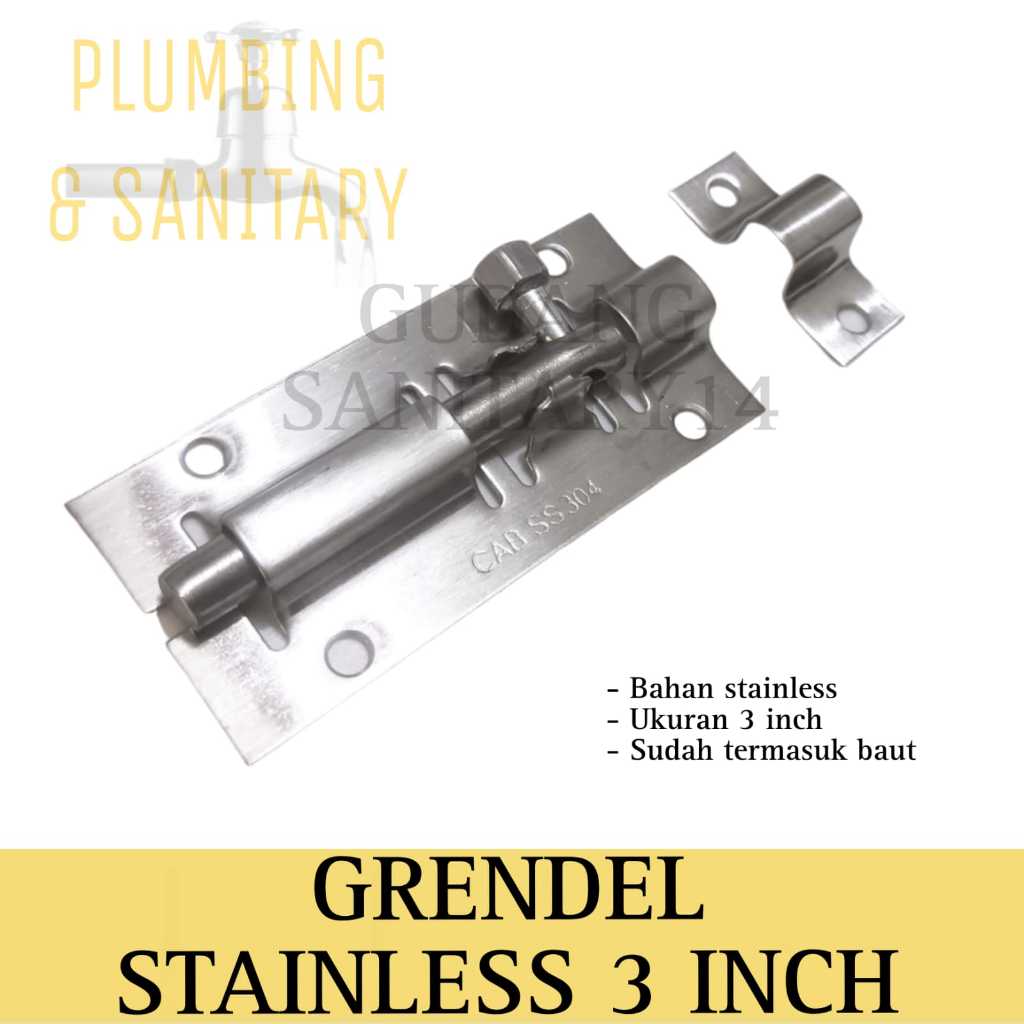 3 inch stainless steel slot latch, house door window lock latch ...