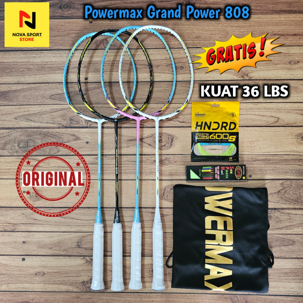 Powermax Grand Power 808 Badminton Racket | Shopee Philippines