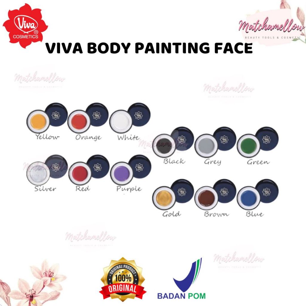 MATCHA VIVA BODY PAINTING FACE - VIVA BODY PAINT | Shopee Philippines