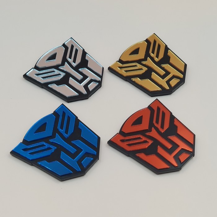 Transformers acrylic Emblem Mini acrylic autobot embossed mini | Shopee ...