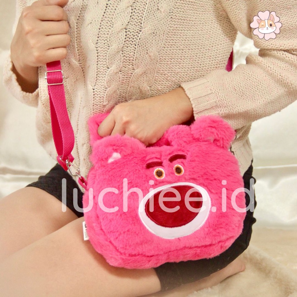 Lotso DOLL TOTE SELEMPANG BAG FOR GIRLS SNI FINE FUR PREMIUM QUALITY ...