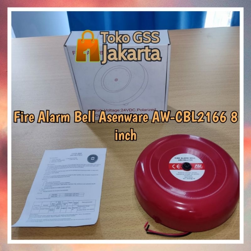 Fire Alarm Bell 8 inch Asenware AW-CBL2166-8 8 inch | Shopee Philippines