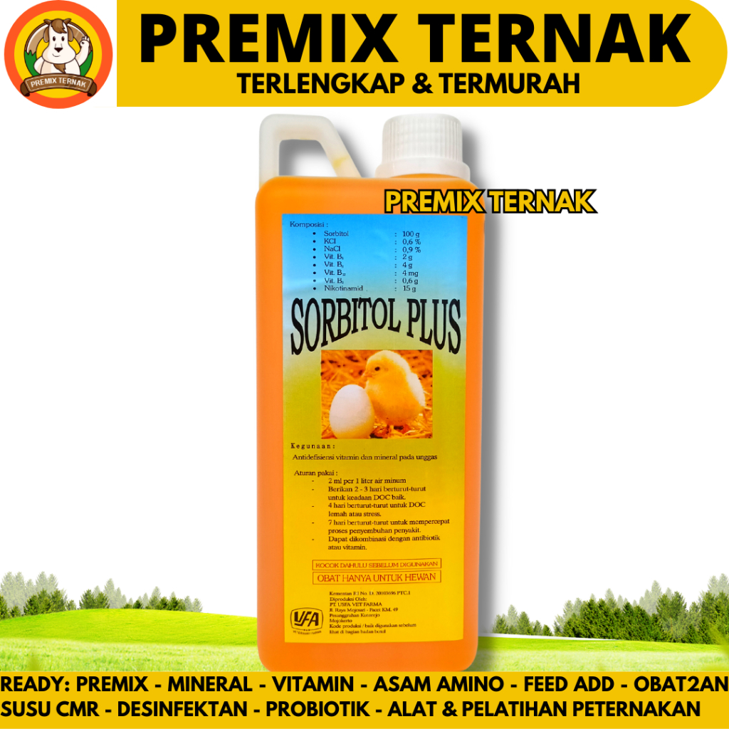 Sorbitol PLUS 1l - doc Chick Multivitamin Improves Health & Growth ...