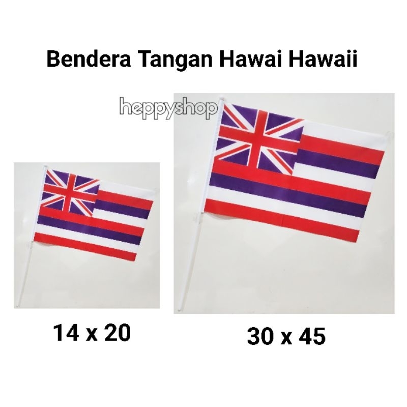 Hawaiian National Parade Hand Stick Flag | Shopee Philippines