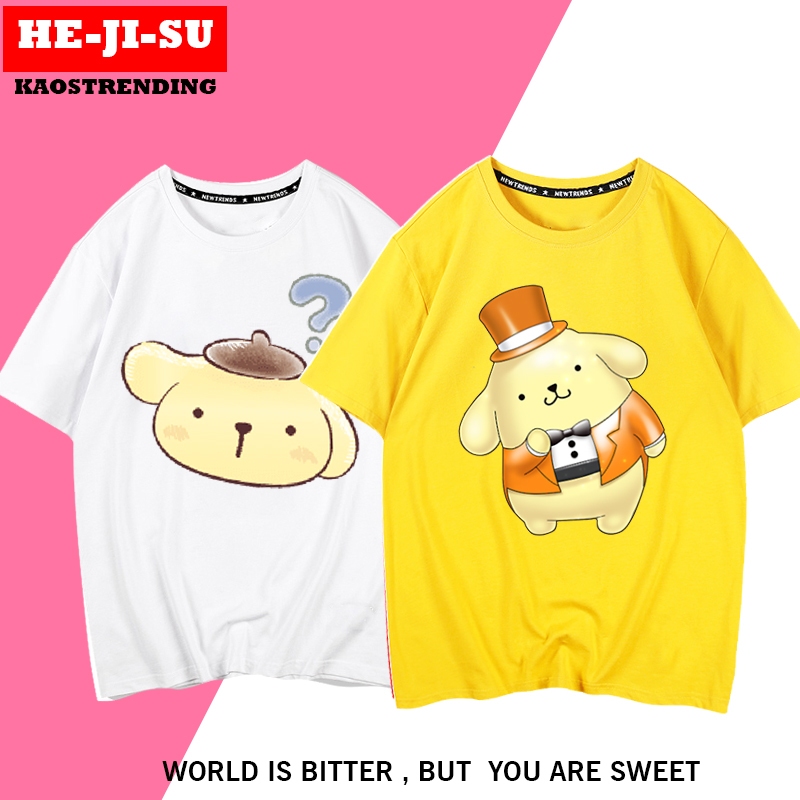 Women's Pompompurin Tops T-shirts Cartoon Anime T-shirts Everyday T ...
