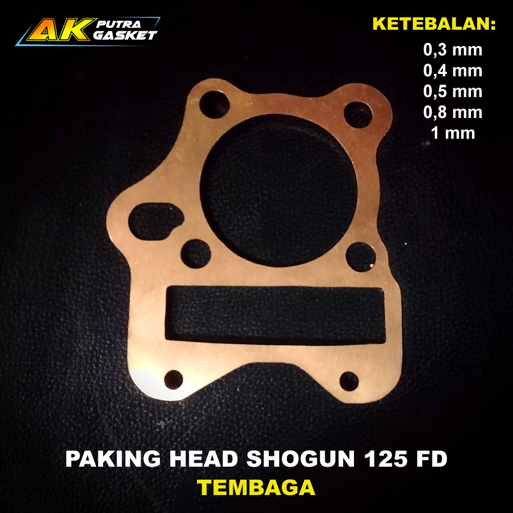 Shogun 125 FD Copper Head Gasket / Suzuki Shogun 125 FD Packing Gasket ...