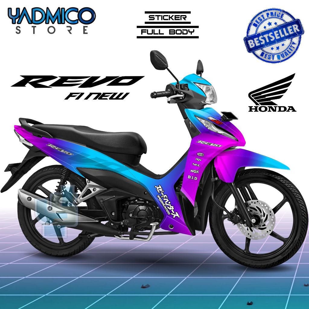 Revo Fit Fi New Full Body Decal - Revo Fi Full Body Motorcycle Sticker ...