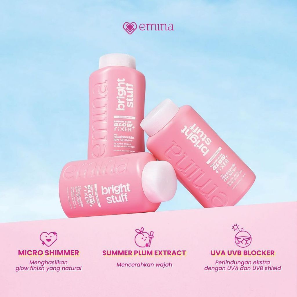 Emina Bright Stuff Loose Powder 55 gr(New Packaging) | Shopee Philippines