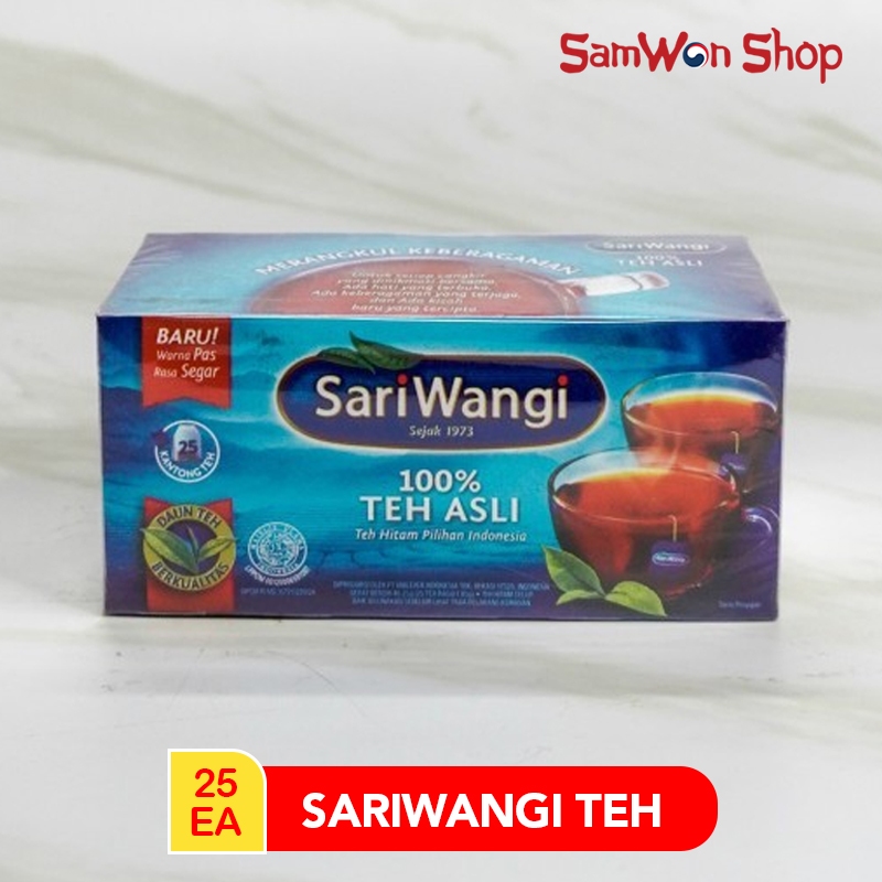 Sariwangi ORIGINAL TEA BAGS (1 BOX CONTAINS 25 BAGS) - ORIGINAL TEA BAG ...