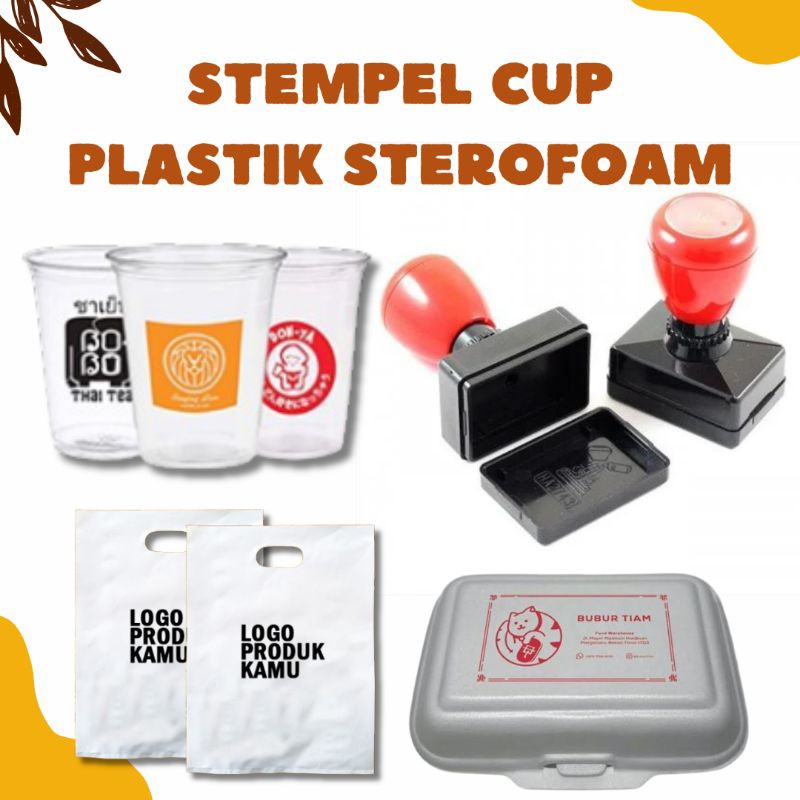 PERMANENT STAMP FOR STEROFOAM PLASTIC CUPS | Shopee Philippines
