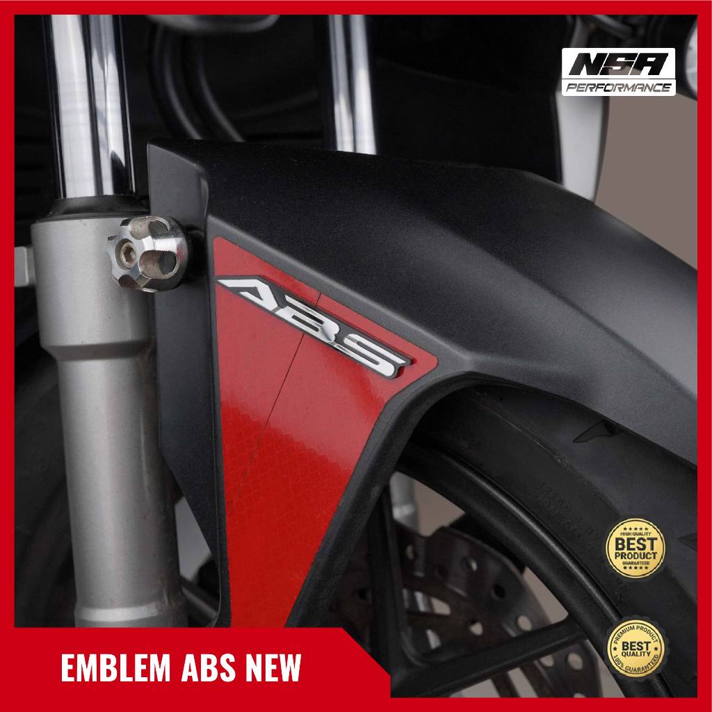 NSA Abs Emblem 3d Motorcycle Embossed Stickers Honda Motorcycle Emblem ...