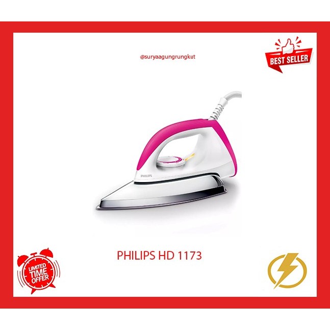 PHILIPS HD 1173 IRON (NEW MODEL) | Shopee Philippines