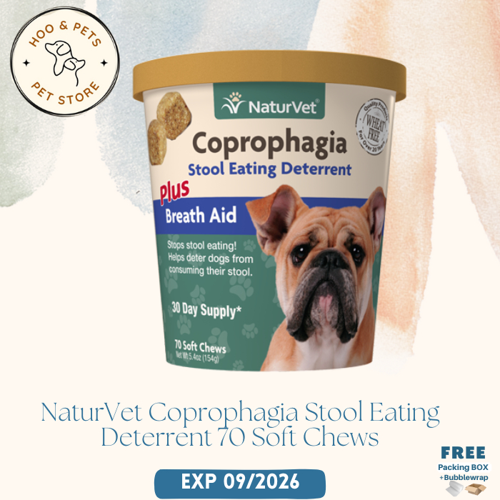 Naturvet Coprophagia Stool Eating Deterrent 70 Soft Chews Vitamin Dog ...
