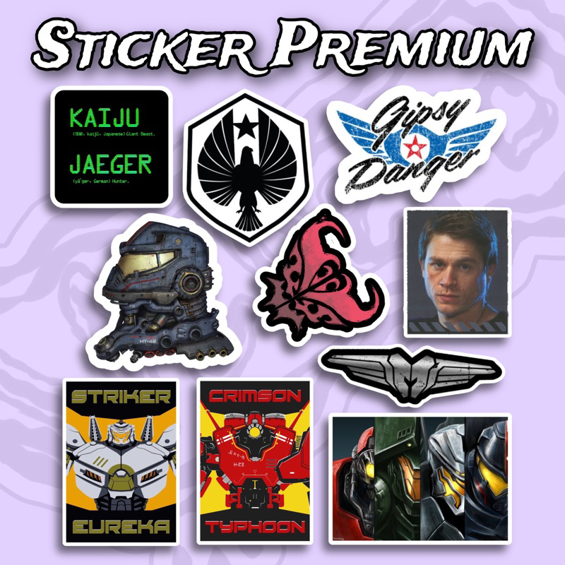 Pacific Rim Sticker Pack contains 10 Pcs Waterproof | Shopee Philippines