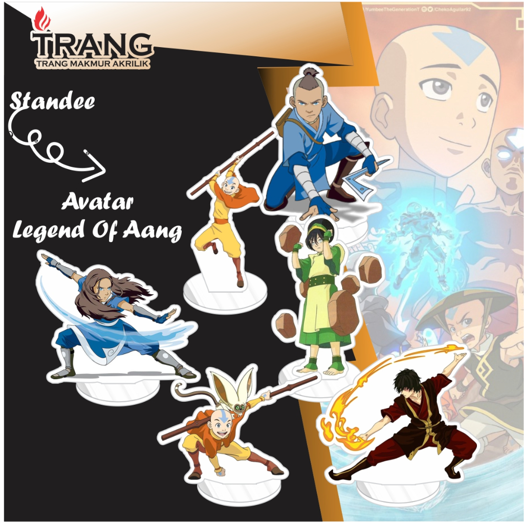 Acrylic Standee figure Avatar The Legend Of Aang / Standing Action ...