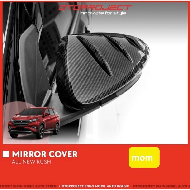 All New Rush / Terios 2018-2024 Carbon Rear View Mirror Cover ...