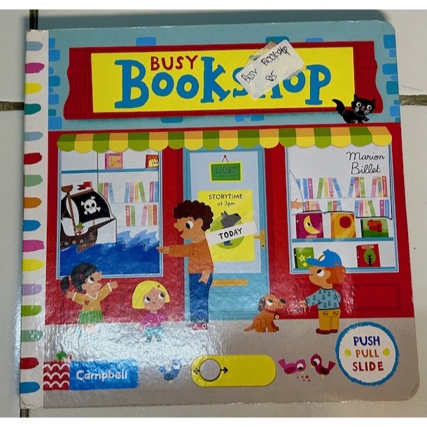 Busy Bookshop Children's Education Bookshop (Push, Pull, Slide ...