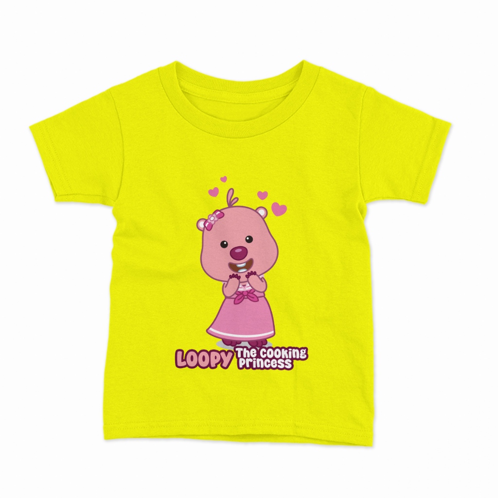 Bappier T-Shirt Loopy The Cooking Princess Pororo Clothes Distro Animal ...