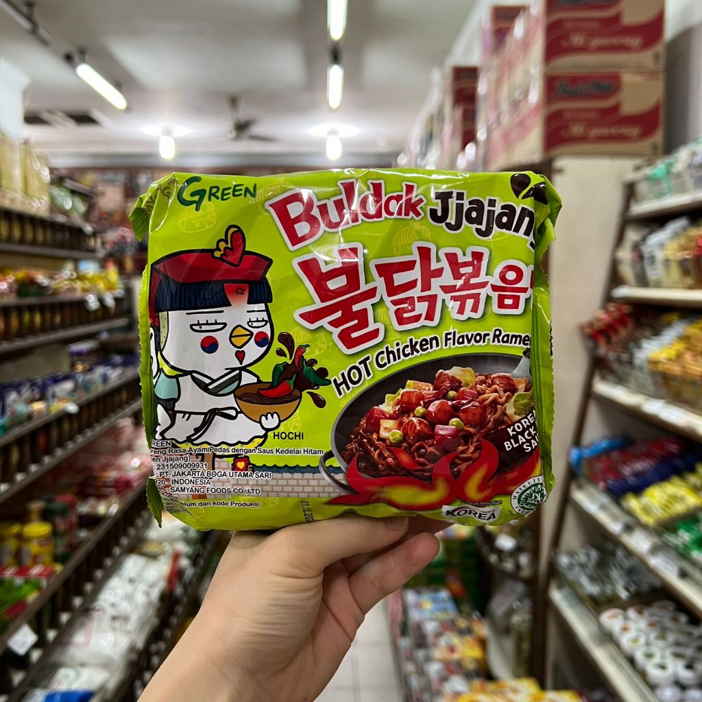 Samyang GREEN BULDAK JJAJANG HOT CHICKEN FLAVER RAMEN | Shopee Philippines