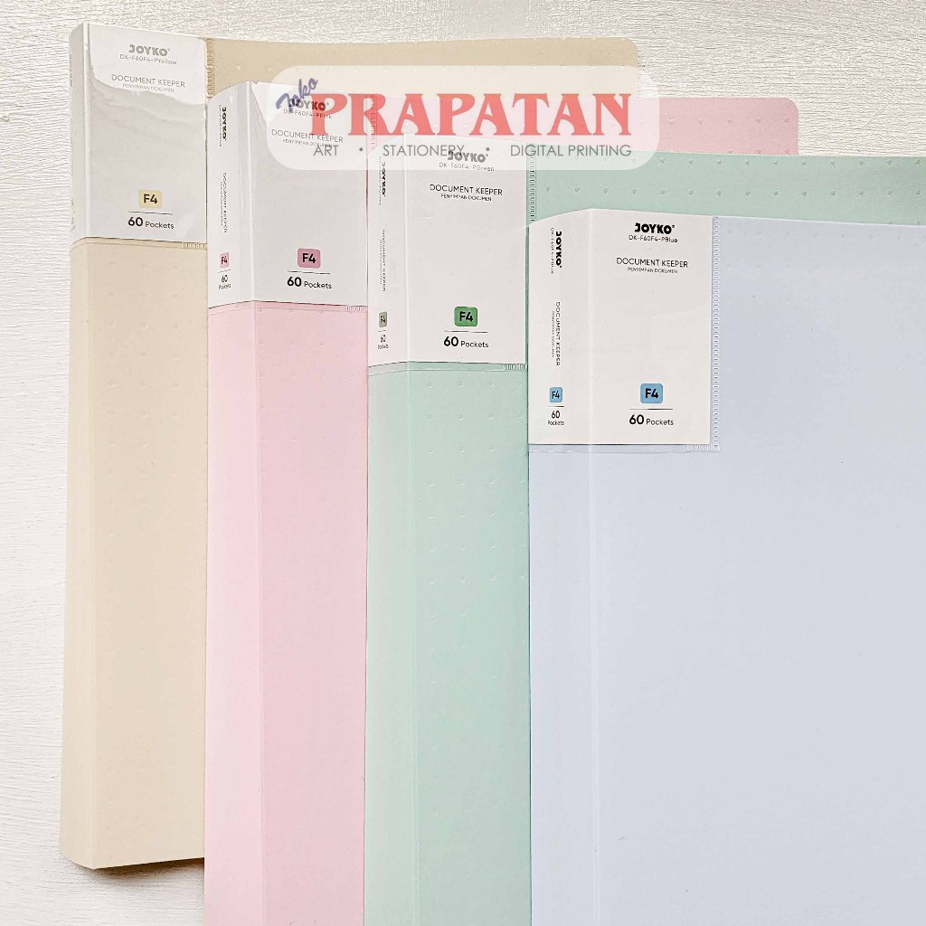 Joyko Document Keeper A4/F4 60 Pockets | File Organizer | Clear Holder ...
