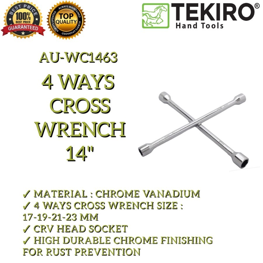 Tekiro Car Wheel Wrench Pull Wheel Master Wrench 19 X 21 mm | Shopee ...
