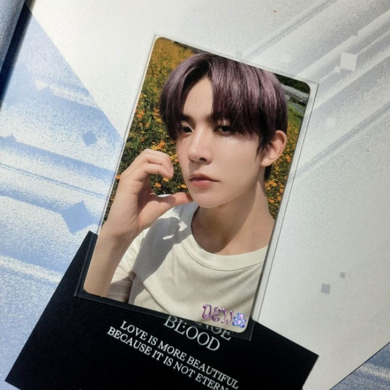 Pc Heeseung Enhypen Orange Blood Weverse ver A (Orange ver) Photocard ...