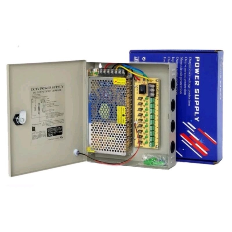 Original 10A Box 12V Power supply / pure real 10 ampera 12 volt ...