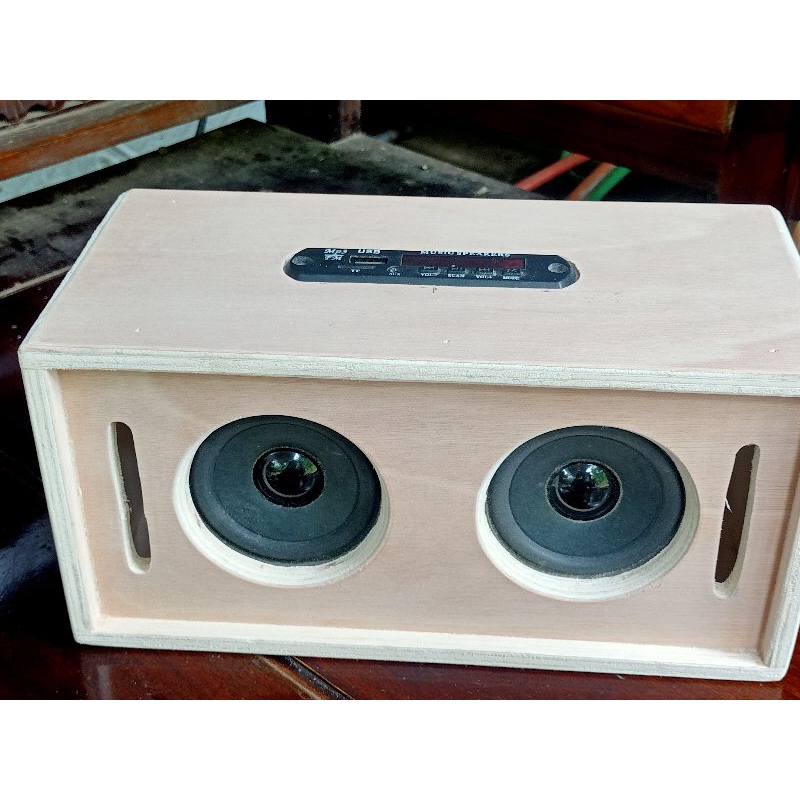 3in 4in double speaker box, 9mm material, choice of top items | Shopee ...