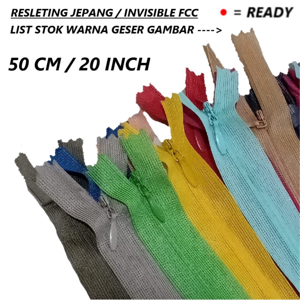 Contents 1 dozen 20 inch - Japanese zipper - Japanese zipper 20 inch ...