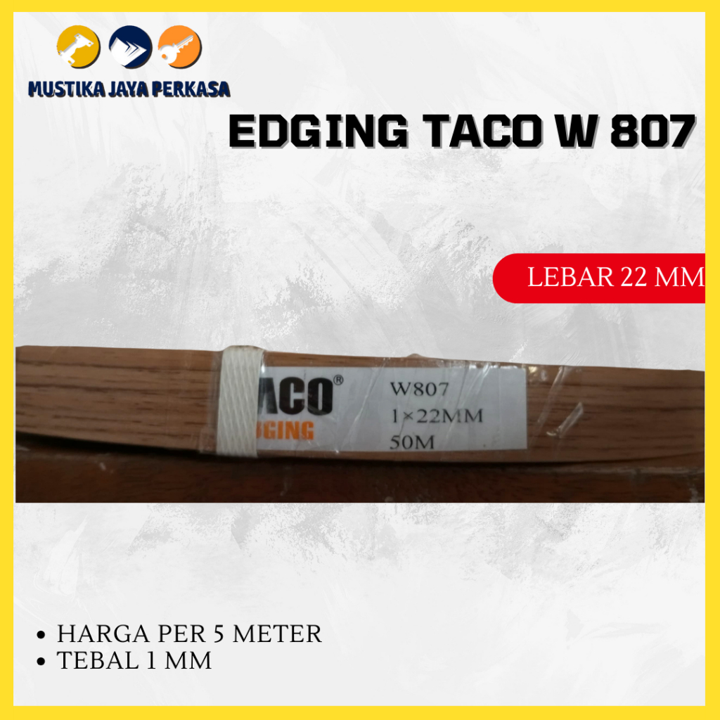 Per 5 Meters Edging Taco W 807 1 x 22 Mm Woodgrain HPL TH 807 2 cm ...