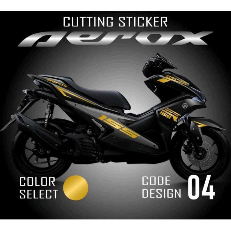 Yamaha aerox 155 all old body trim stickers yamaha aerox 155 all old ...