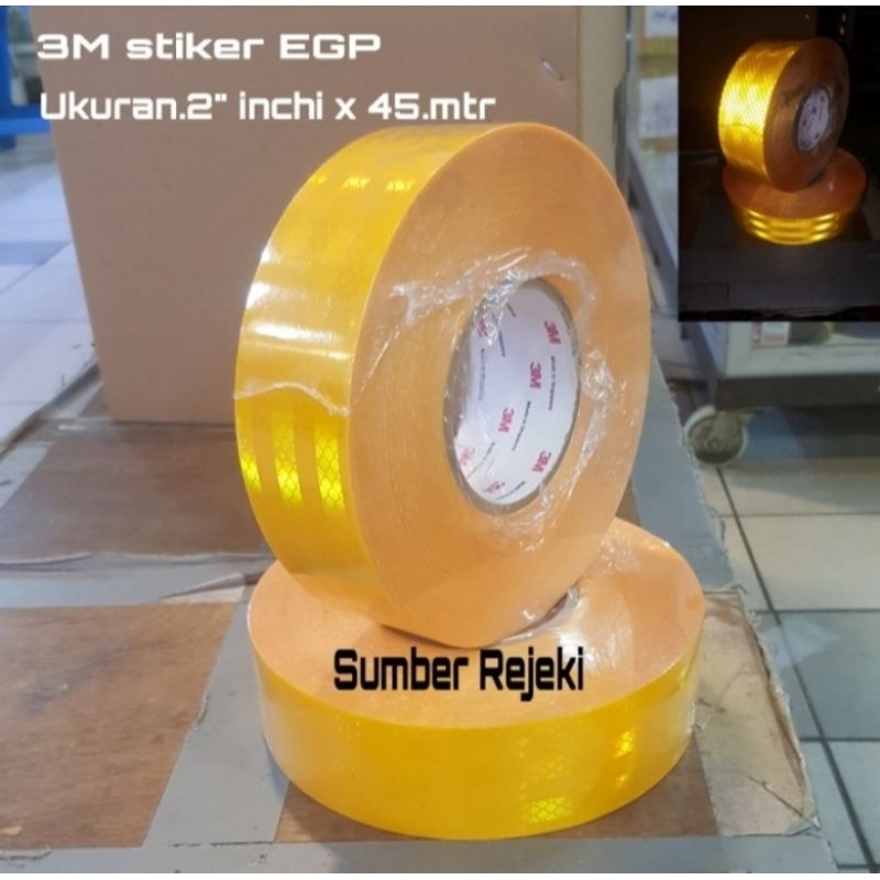 Egp Scotchlite 3M Reflective Sticker Size 5cm x 45m Diamond Sticker ...