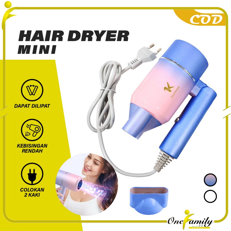 El New ONEK13 Hair Dryer Folding Hair Dryer With Adjustable Temperature Multifunction Mini Hair ...