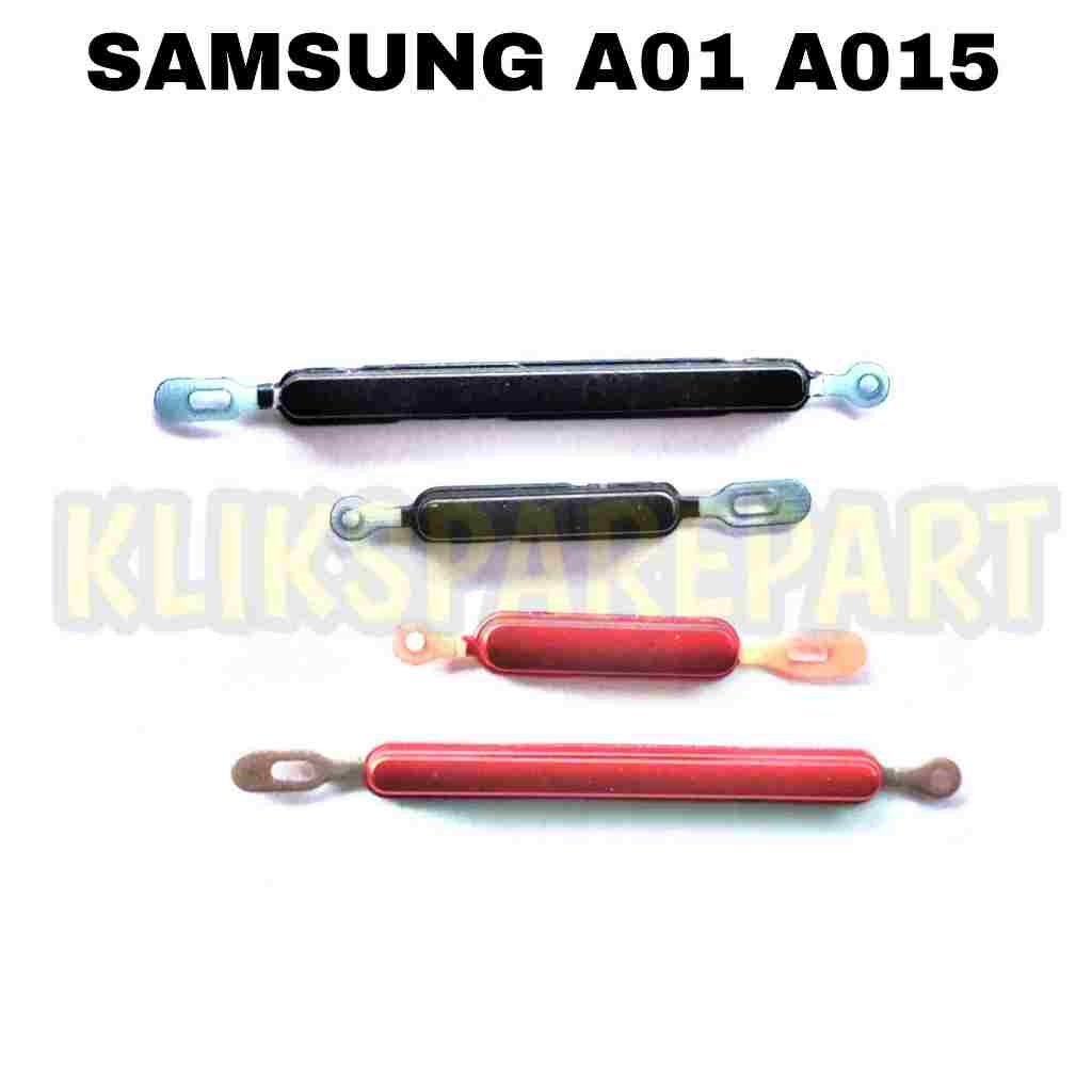 TOMBOL Samsung A01 A015 External Button On Off Volume Rubber | Shopee ...