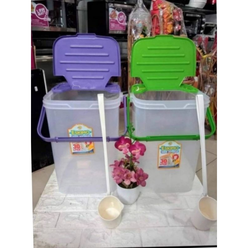 Water Dispenser Eskimo 30 Liter Ice Container/ with Free Ladle | Shopee ...