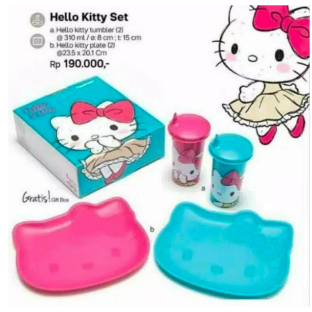 Hello Kitty Set/Original Tupperware Dining Product Range | Shopee Philippines