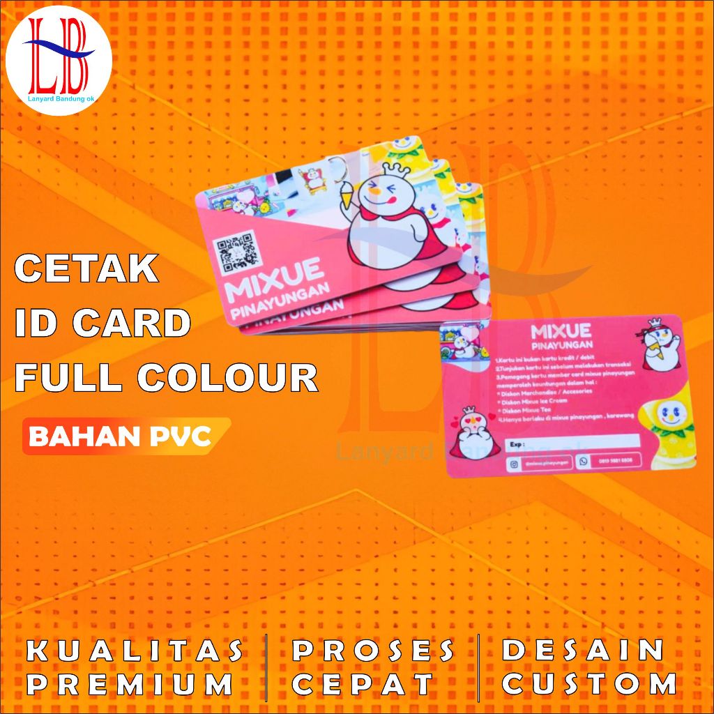 Print member id cards, member cards, participant cards, durable design ...