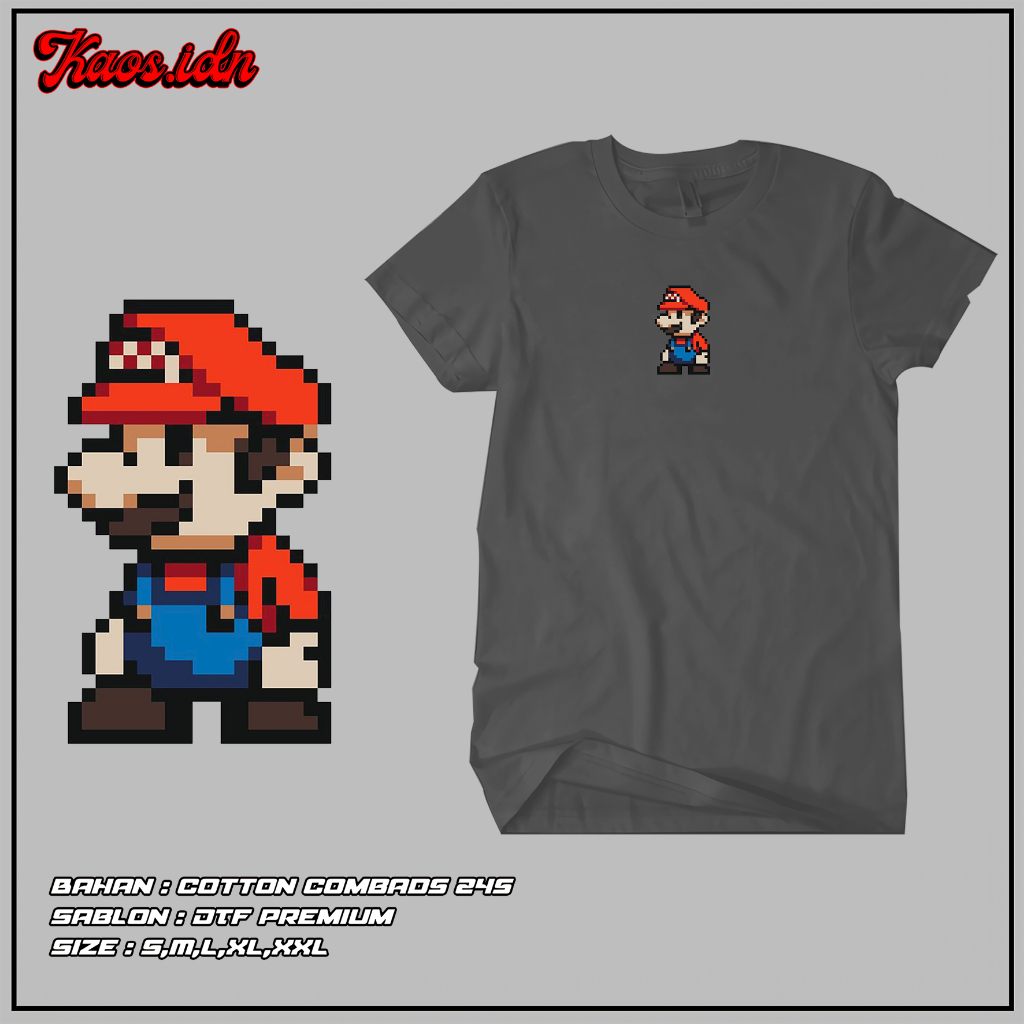 KATUN SUPER MARIO BROS Original Merchandise | Original 24s Cotton T ...