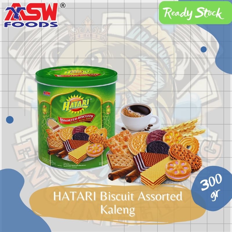Eid Special!!️HATARI Biscuit Assorted Round Can 300 g | Shopee Philippines