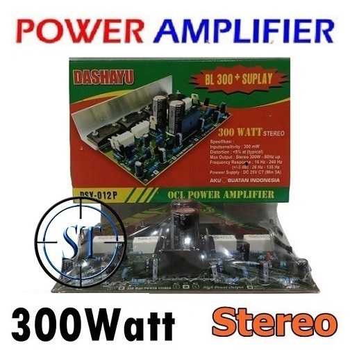 Ocl System Stereo Power Amplifier Kit 300W TR Sanken 2SA 1216 2SC 2922 ...