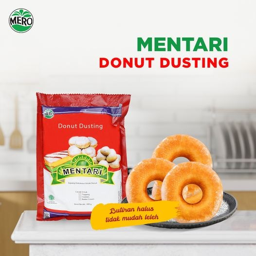 Donut Dusting Mentari 200gr Snow White Sugar Donut Sprinkle 200 gr ...