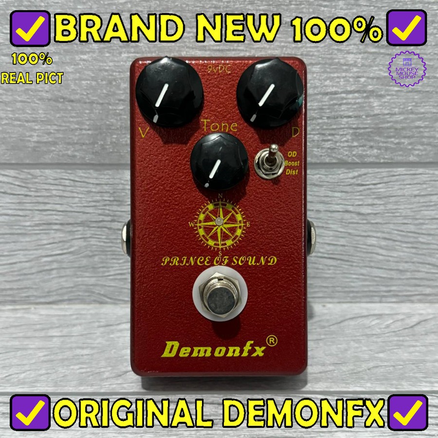 Guitar Effect DemonFX Prince of Sound Overdrive Booster Distortion ...
