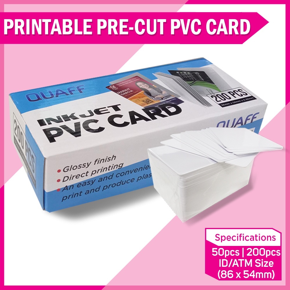 Pvc ID Card Paper/Printable Inkjet ID CardPlain PVC Card/PVC Blank Card ...