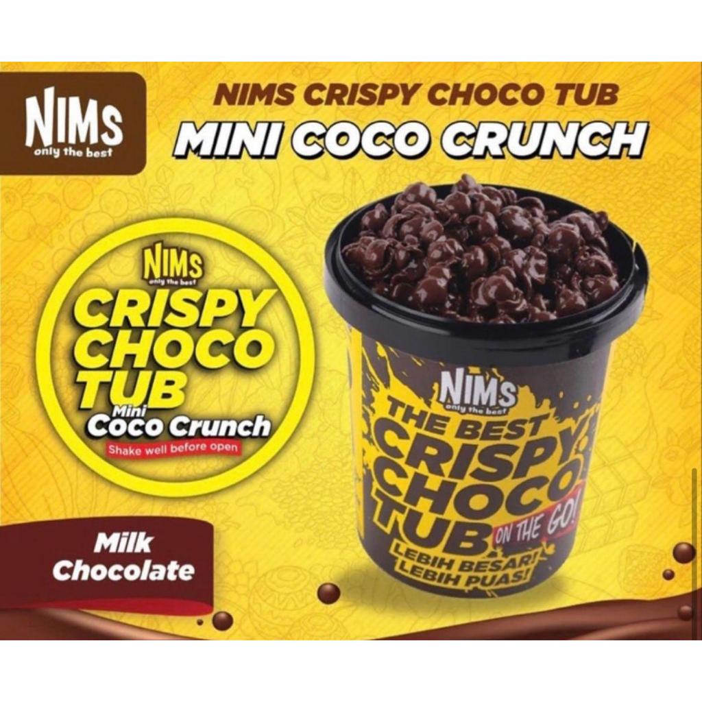 Nims Crispy Choco Tub Mini Coco Crunch Mixed Milk Chocolate And Cereal ...