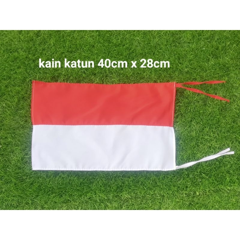 MERAH PUTIH KATUN Red And White Flag Cotton Fabric 40CM X 28CM | Shopee ...
