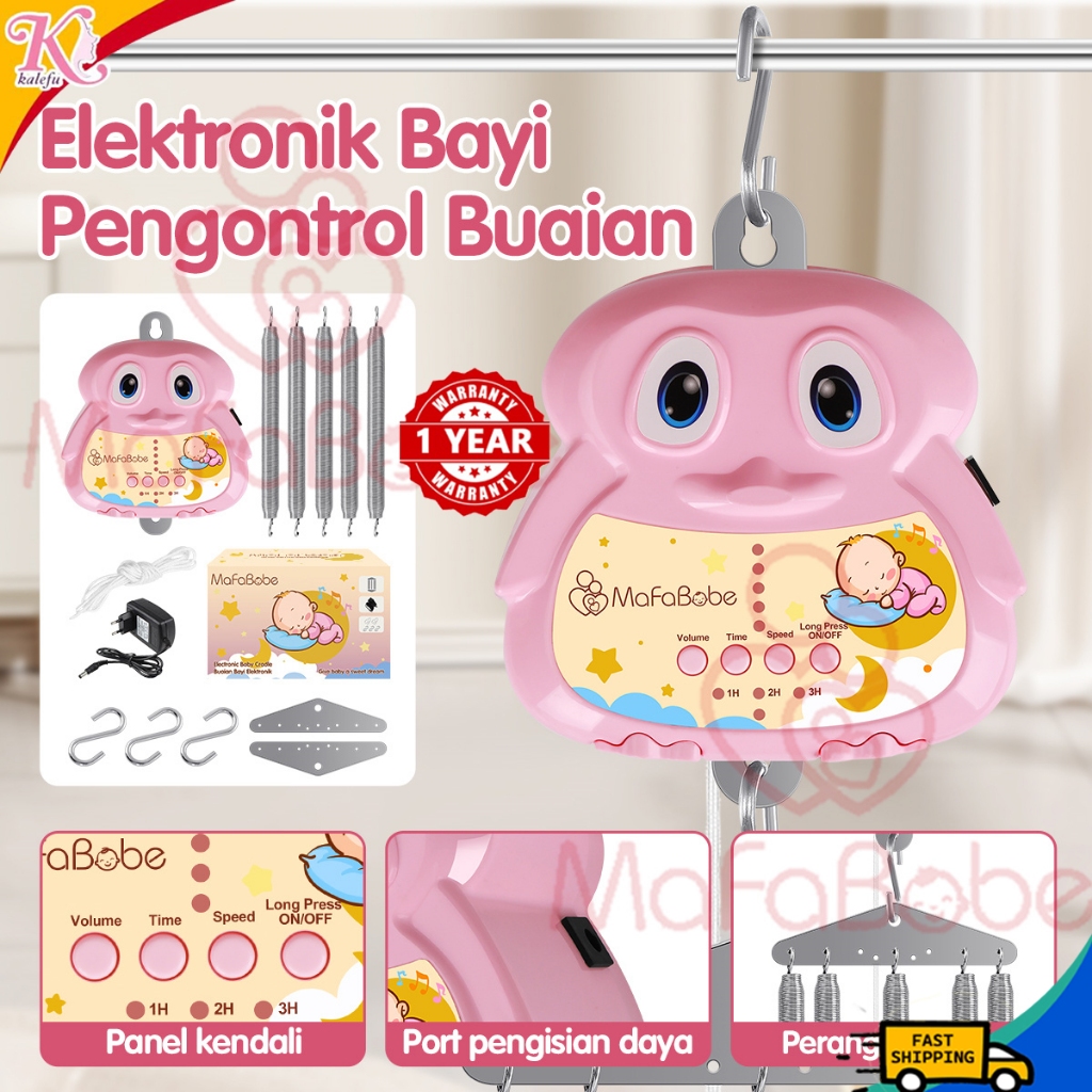 MESIN Mafababe Electric baby swing 18-21KG automatic electric baby ...