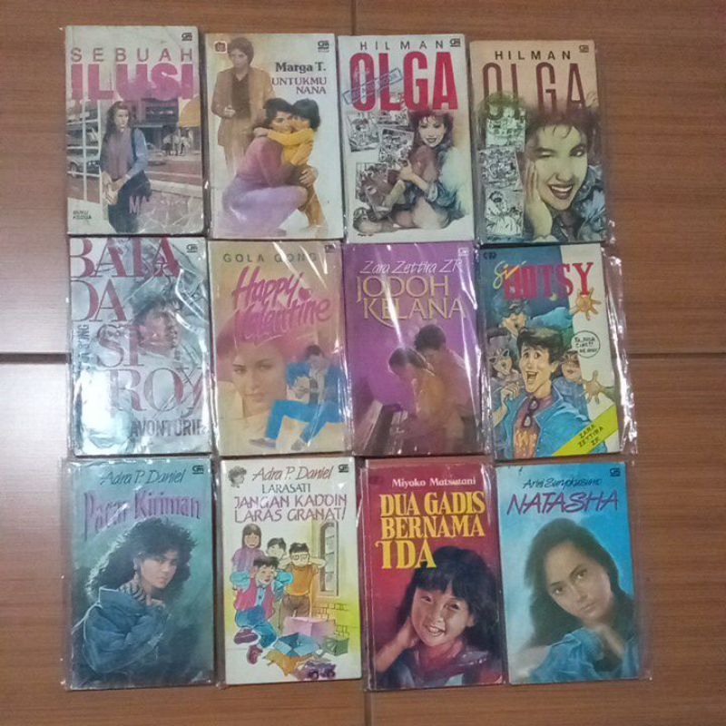 Novel Marga T Olga Hilman Balada Si Roy Gola Gong Zara Zetthira Adra P ...