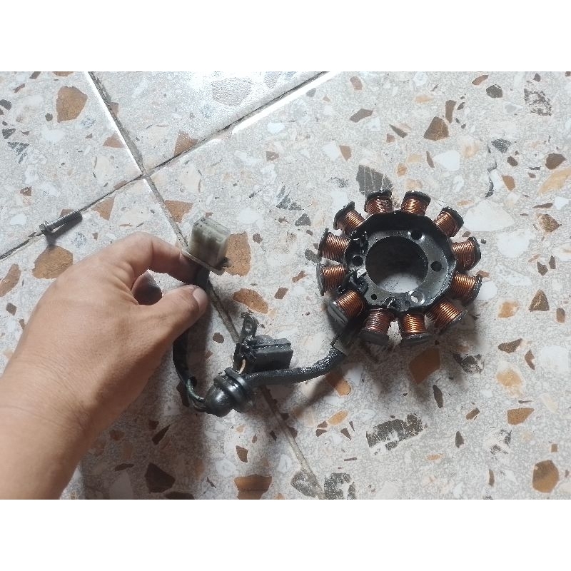 Spuul spol spool Assy stator comp honda supra x 125 Helmet in fi pnp ...